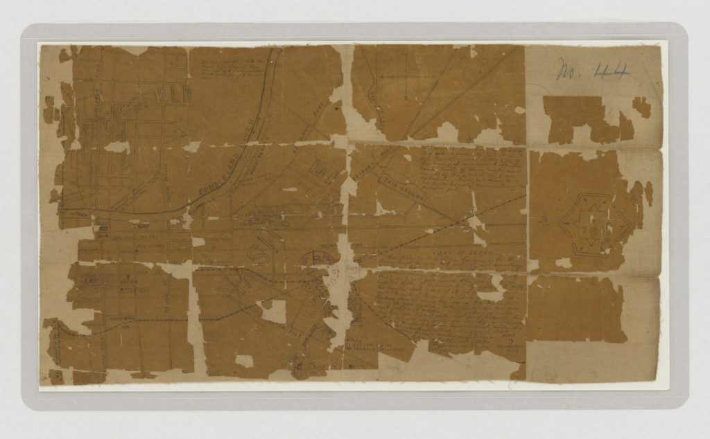 Confederate map Nashville 1862-63 | The Battle of Nashville Trust